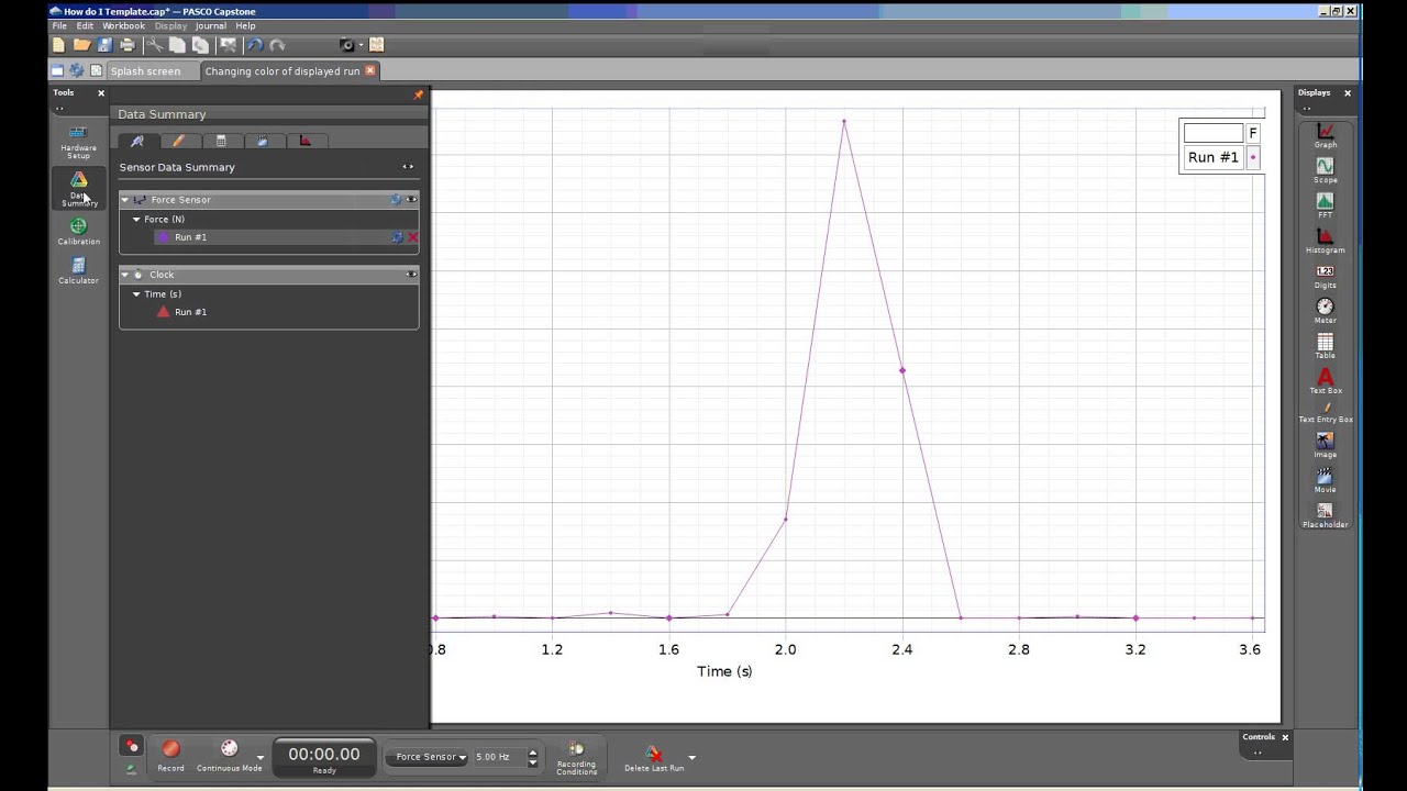 How to change color graph pasco capstone - loudvsera