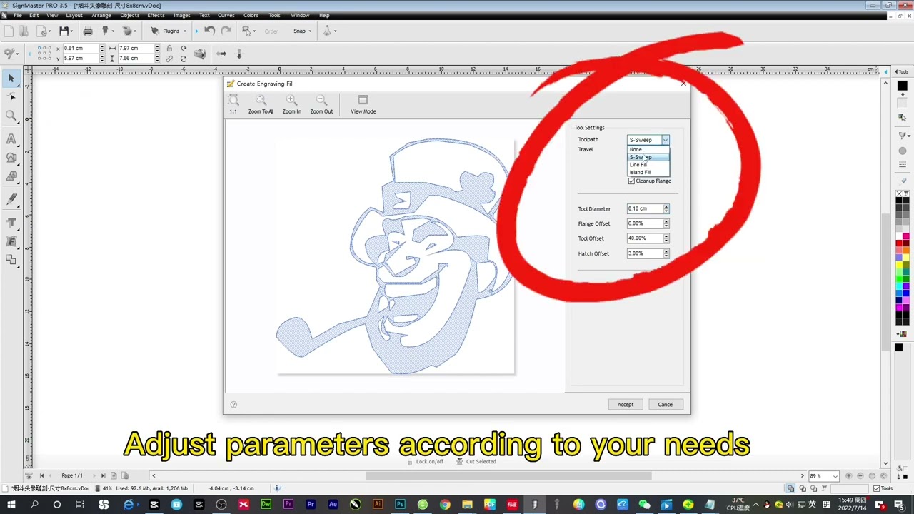 SignMaster PRO for engraving on coated metal, acrylic and laser ...
