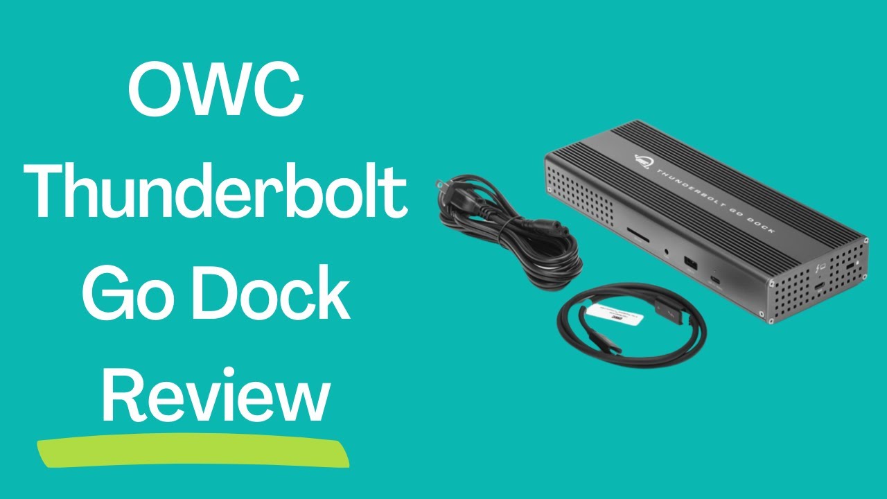 OWC Thunderbolt Go Dock: The Best Docking Solution? | Review - YouTube
