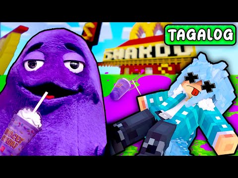 🇵🇭 UMINOM KAMI NG GRIMACE SHAKE SA MINECRAFT!