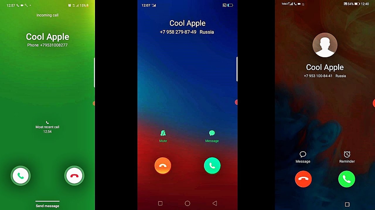 Samsung M31s & Oppo A5s & Huawei Y7 screen recorder/ Incoming calls - YouTube