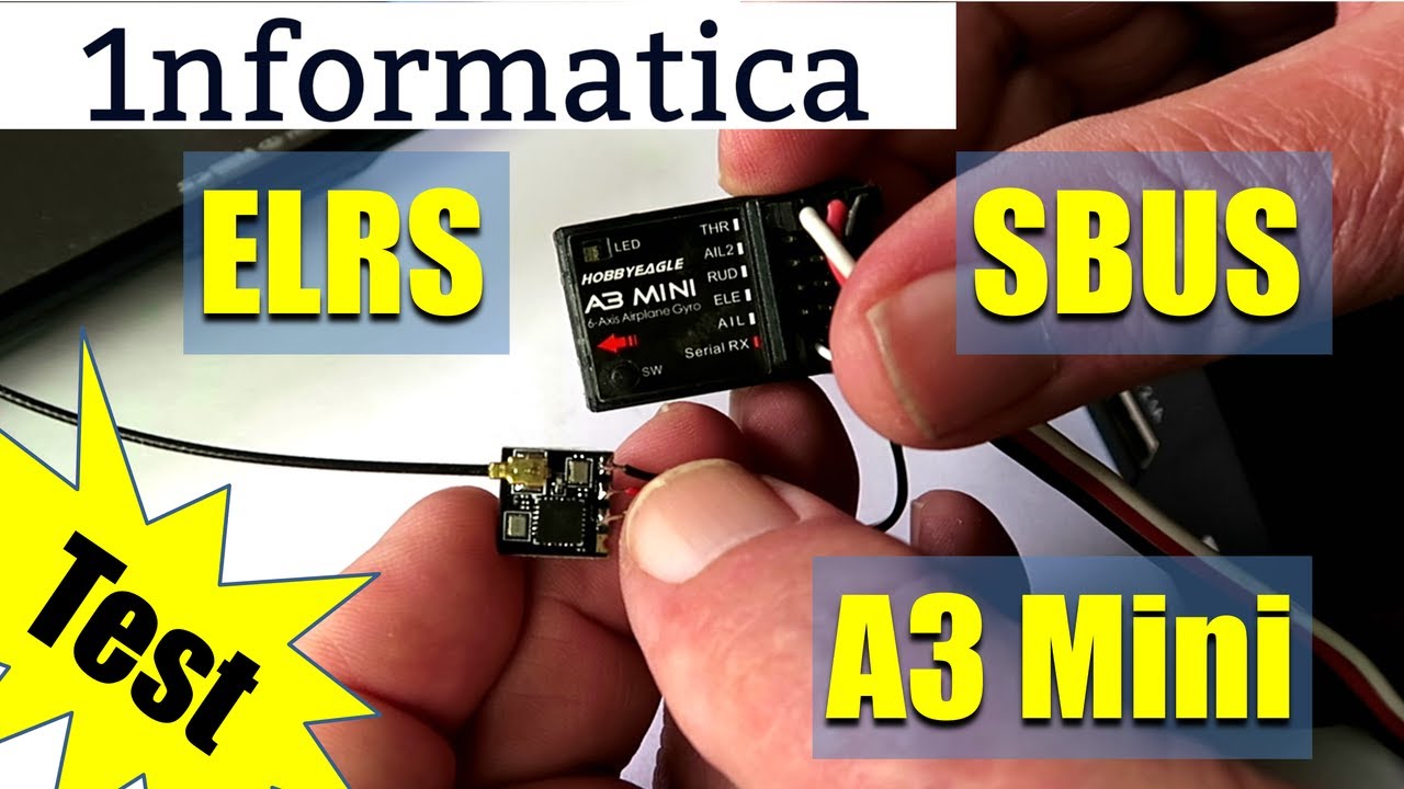 ExpressLRS SBUS A3 Mini Setup - YouTube