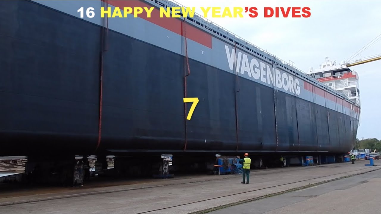 🍾 16 HAPPY NEW YEAR'S DIVES/ Ship Launches of 2024(Short Version ...