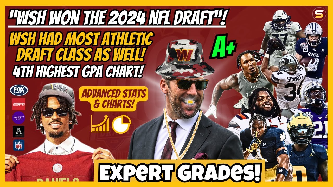 🔥How WSH WON 2024 NFL Draft! + MOST ATHLETIC NFL Draft Class! 4th ...