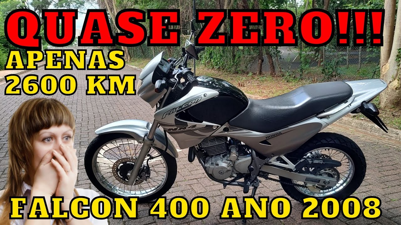 Honda NX Falcon mais nova do Brasil. Apenas 2600 km em pleno 2025. # ...