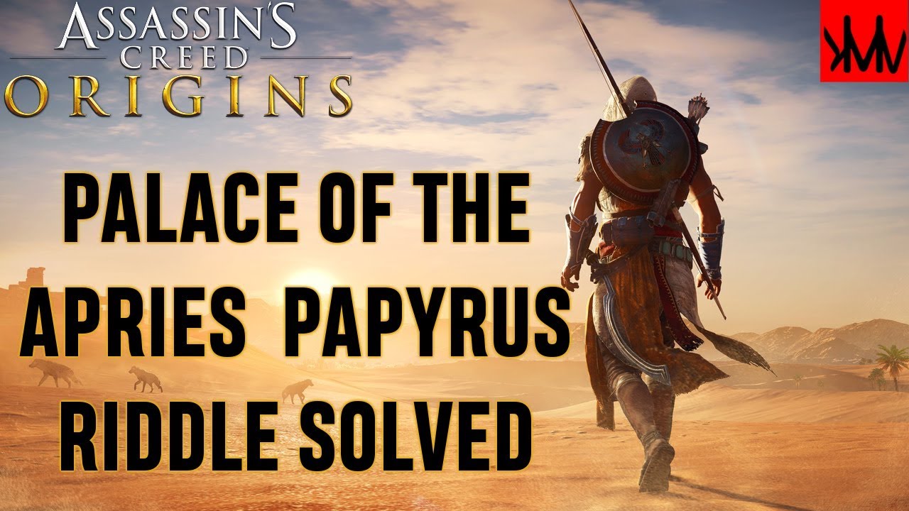 Assassins Creed Origins: Palace of Apries 'In Plain Sight' Papyrus ...