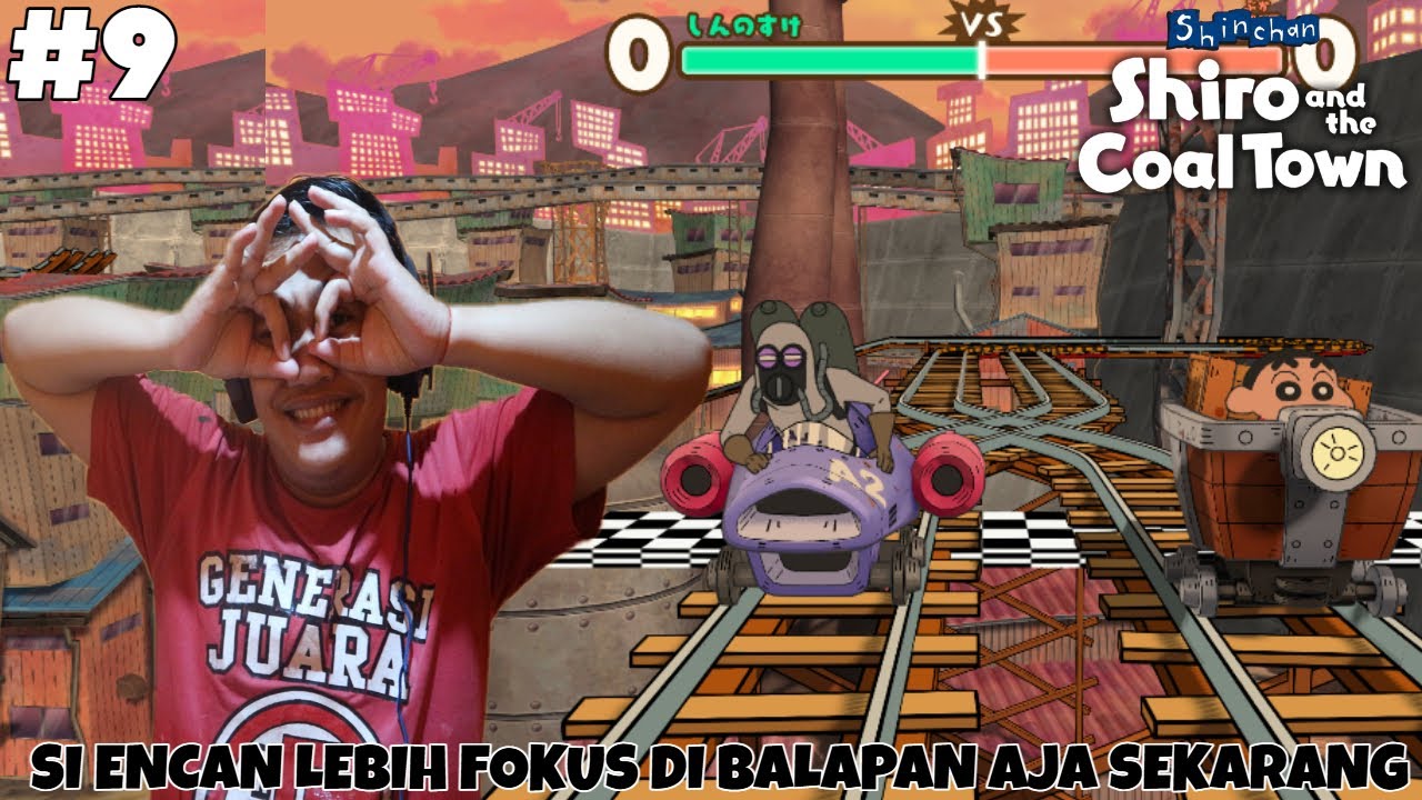 SI ENCAN FOKUS BALAPAN BIAR CEPET TAMAT GAME NYA | Shinchan : Shiro And ...