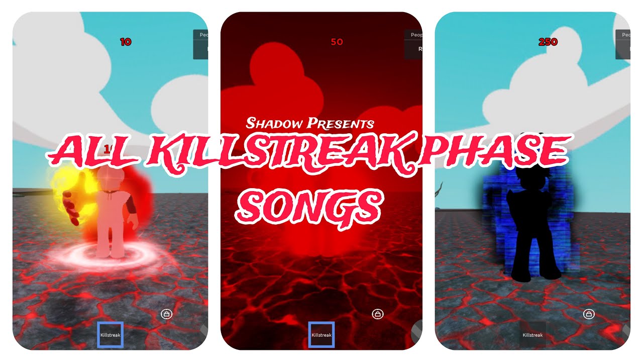 ALL KILLSTREAK PHASE SONGS! (Roblox Slap Battles) - YouTube