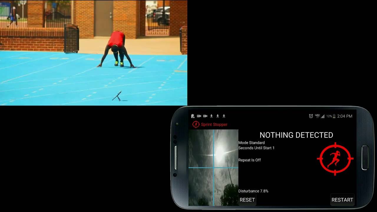 Time Your Sprint Alone Without A Stopwatch : Sprint Stopper App - YouTube