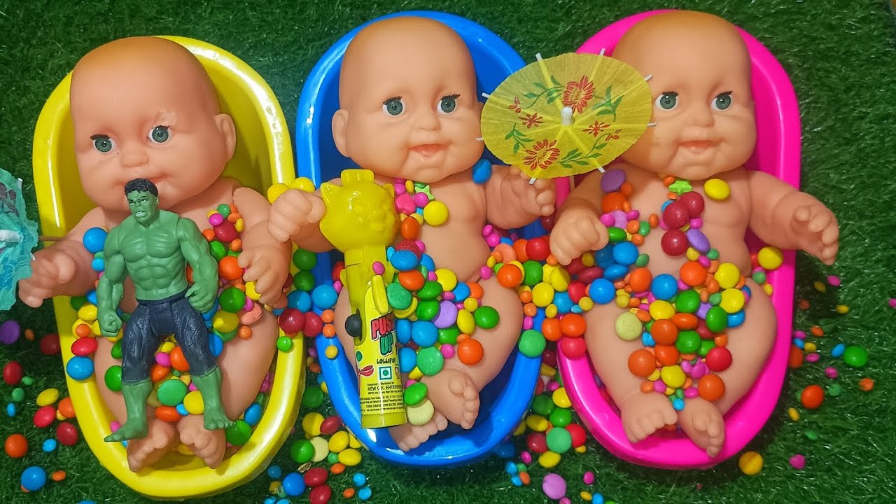 3 Minutes Satisfying Video | Mixing funny candy ASMR & Make Up in 3 ...