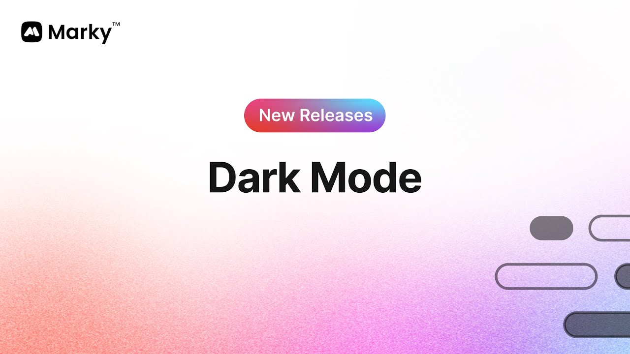 New Release: Dark Mode - YouTube
