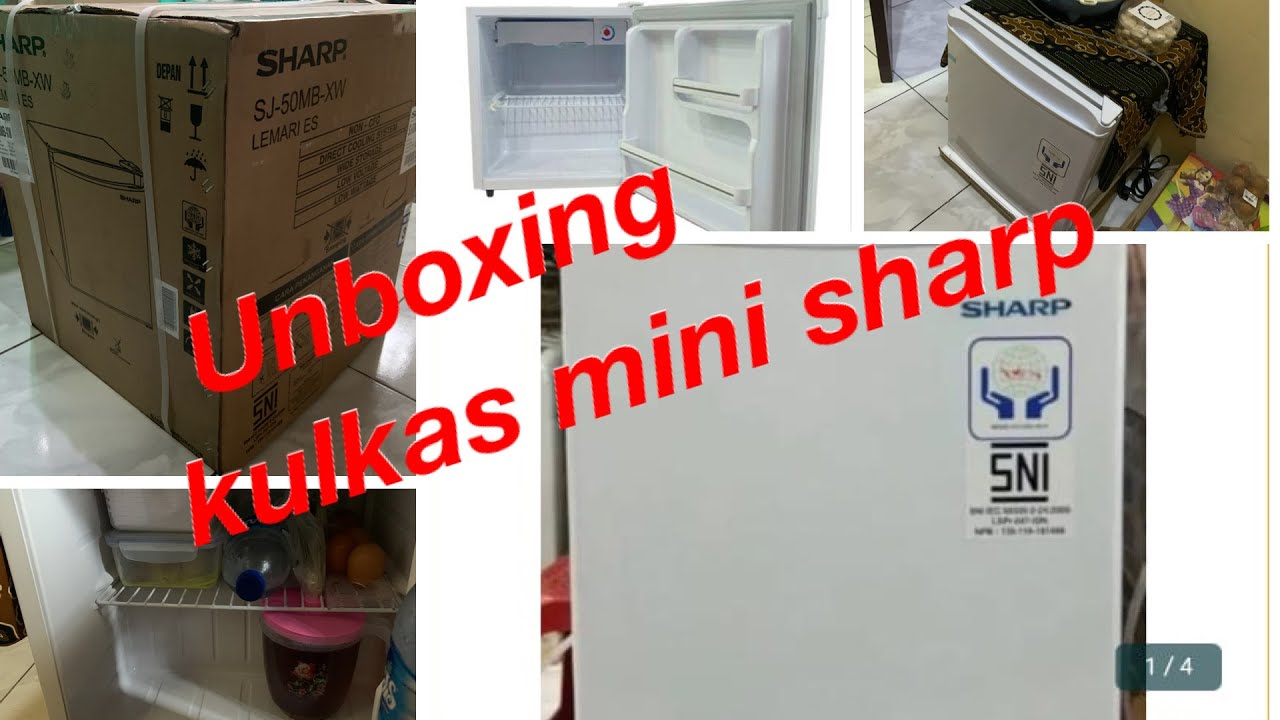 Kulkas mini sharp - Type "SJ-50MB-XW" - YouTube