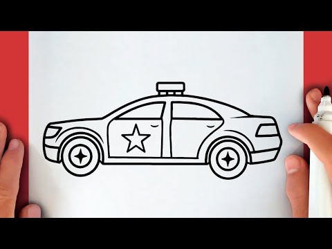 HOW TO DRAW POLICE CAR