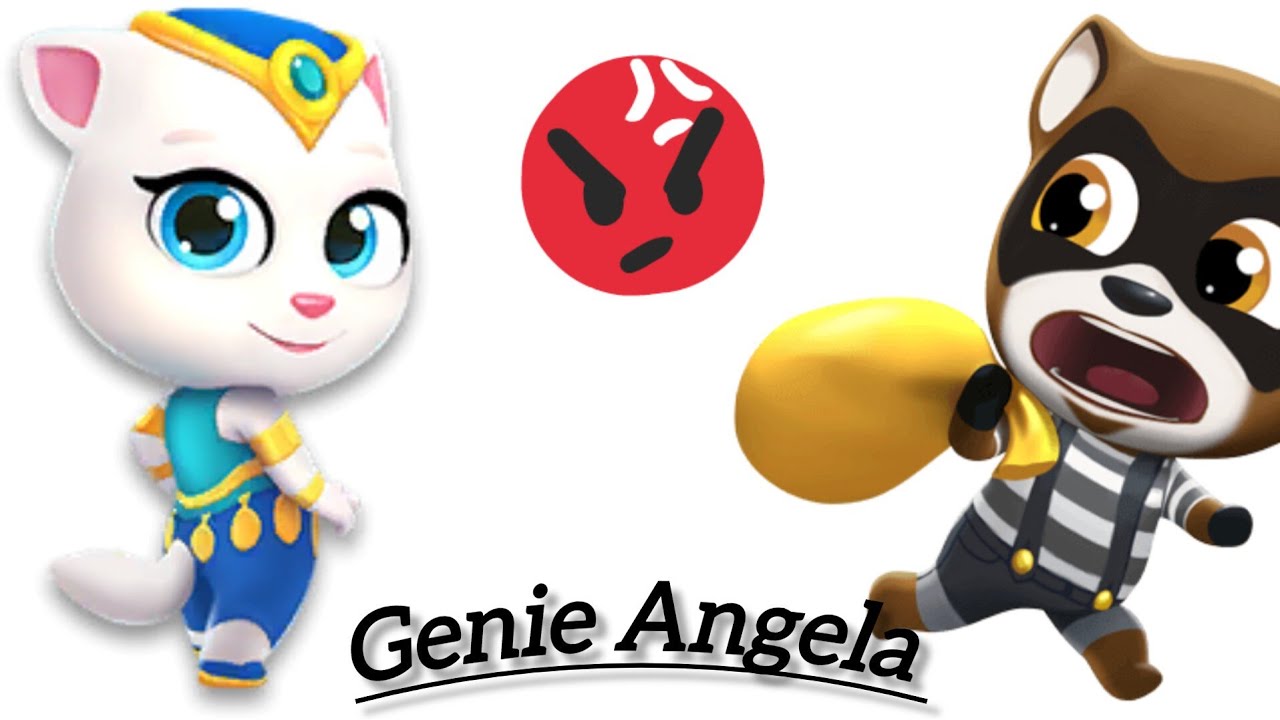 Talking Tom Gold run - Genie Angela Walk-through Gameplay video - YouTube