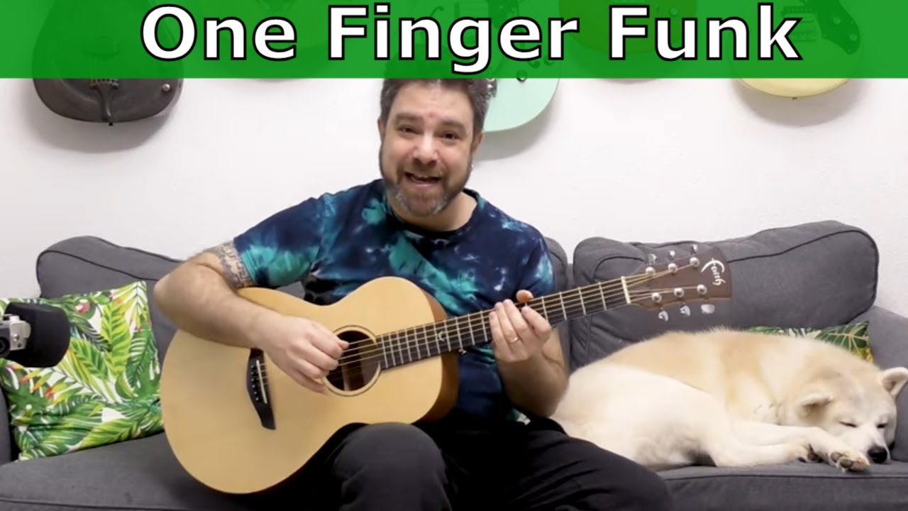 The One Finger Funk (Easy, Simple and Awesome) | Fingerstyle Guitar ...