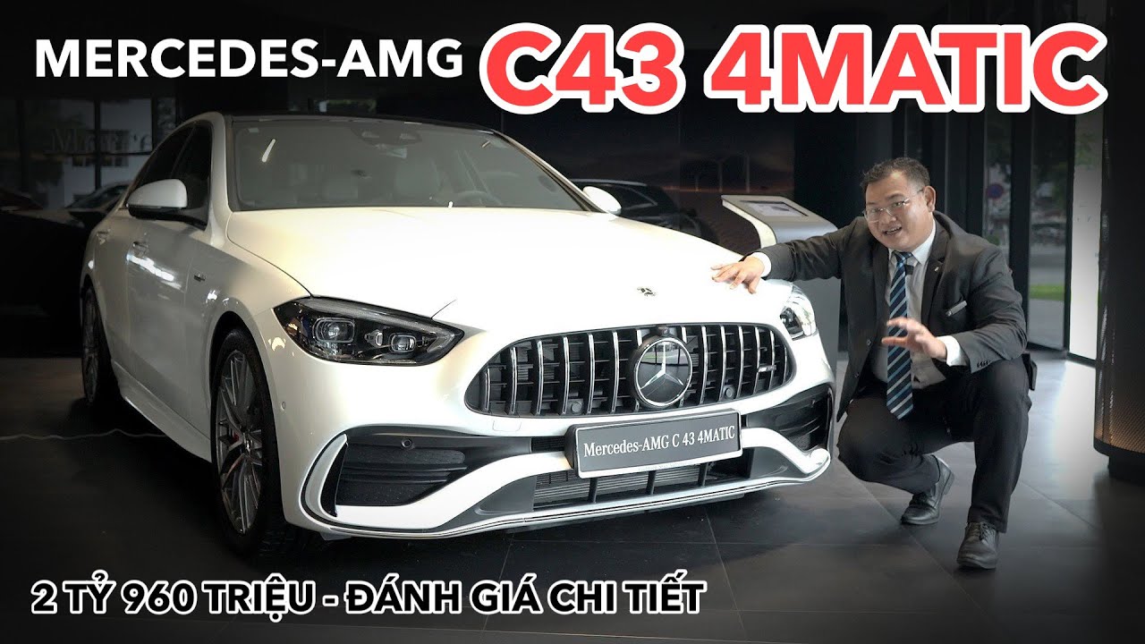 Đánh giá Mercedes-AMG C43 4Matic 2023 đầu tiên lắp ráp tại Việt Nam - CỰC MẠNH - YouTube