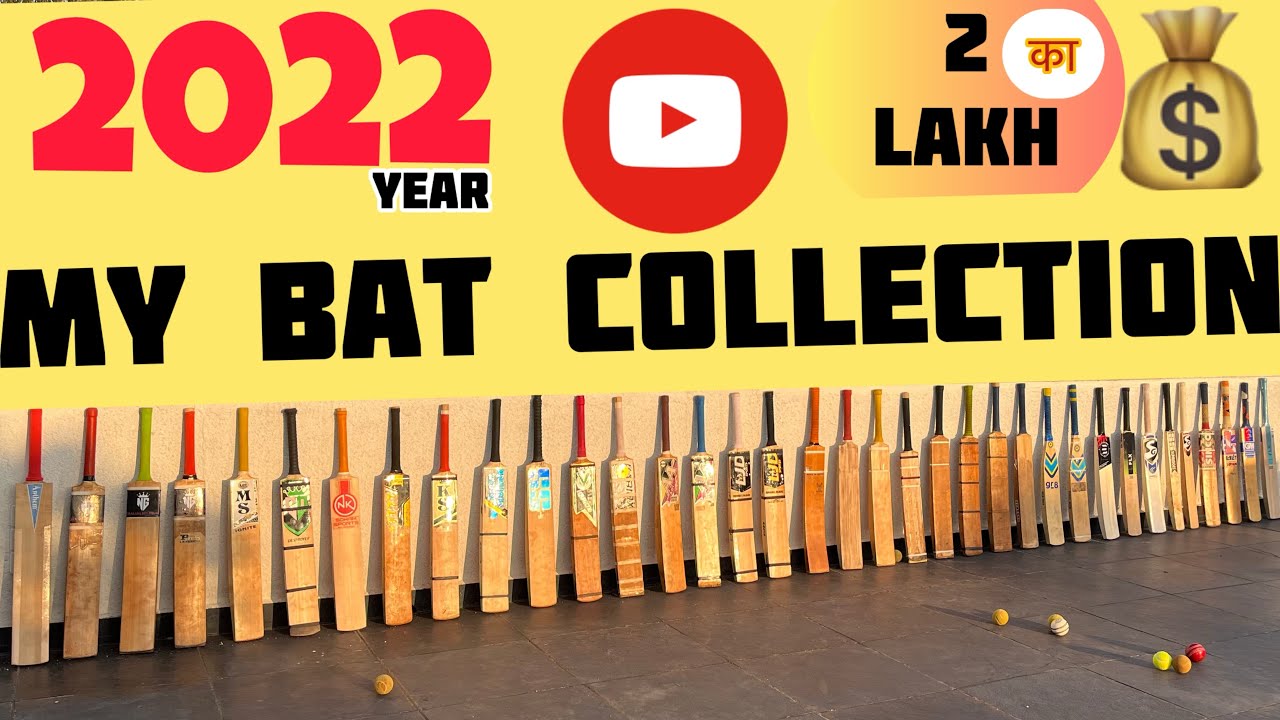 Best cricket bat collection | My bat collection-2022 #cricketbat# ...