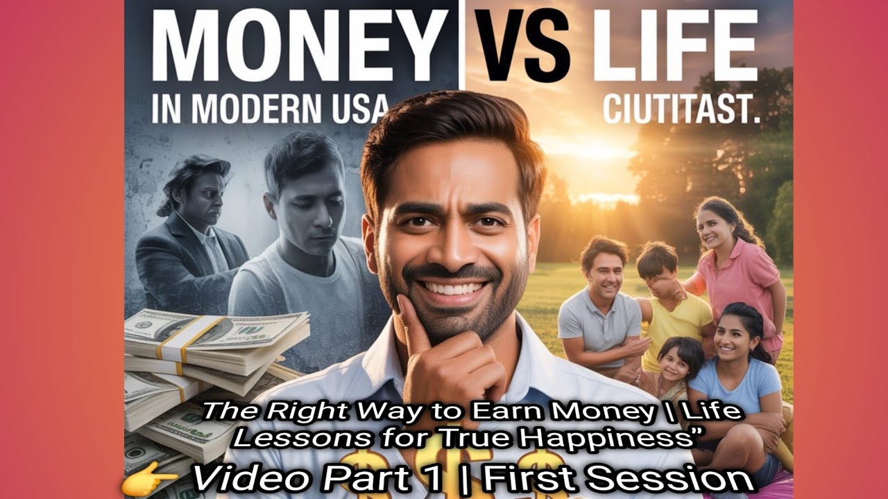 #The Right Way to Earn Money | Life Lessons for True Happiness”# ...