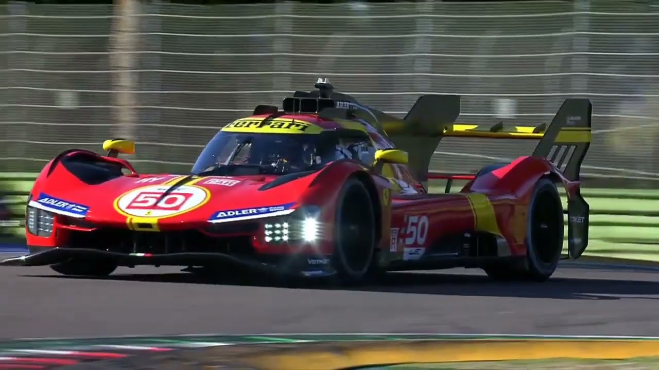 Ferrari 499P Hypercar showcase @ Imola - YouTube