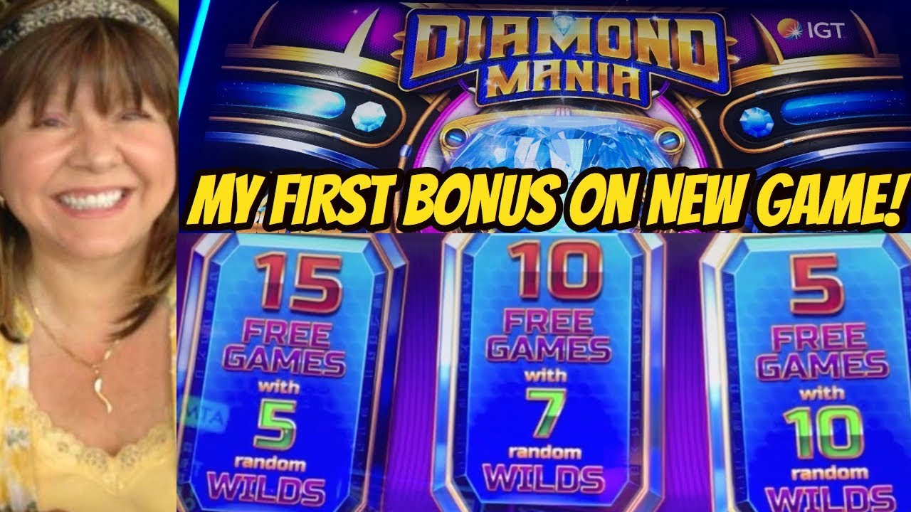 I DID IT! FINALLY A WILD BONUS ON NEW DIAMOND MANIA SLOT - YouTube