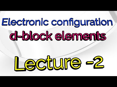 class 12th transition elements, electronic configuration - YouTube