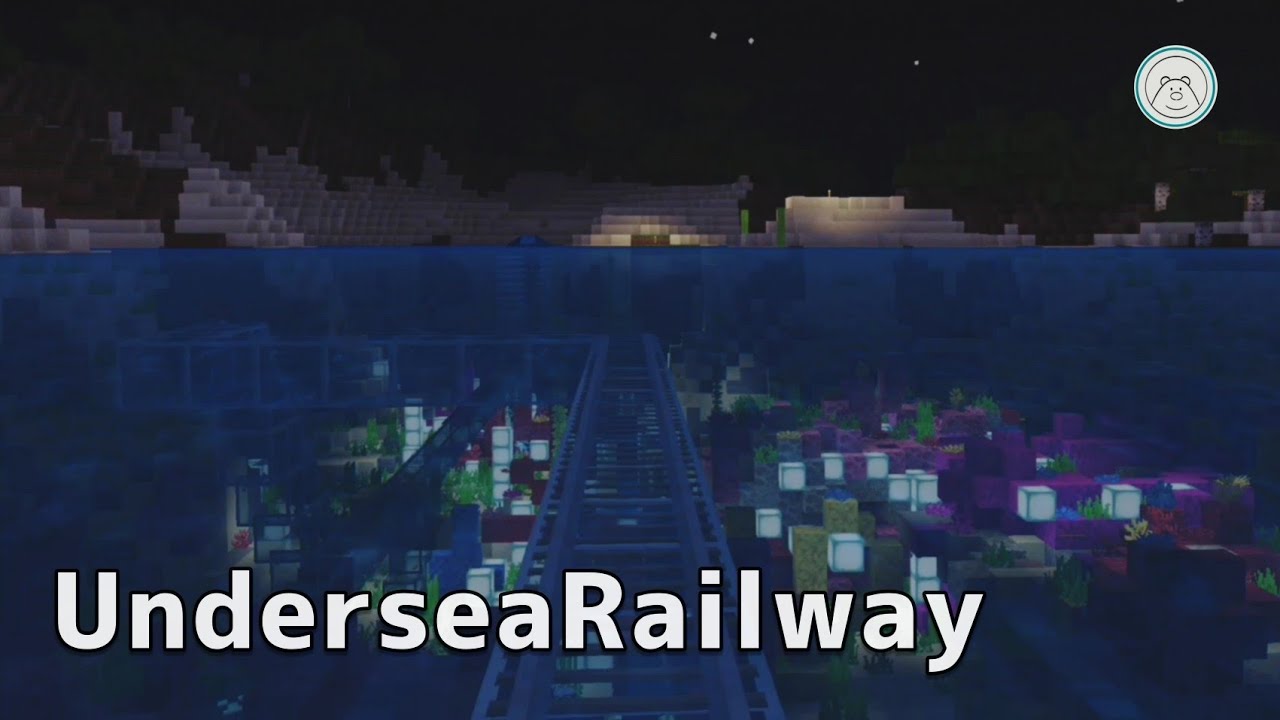 Magma Bubble Ravine : Round Trip | Undersea Railway | Minecraft PE ...