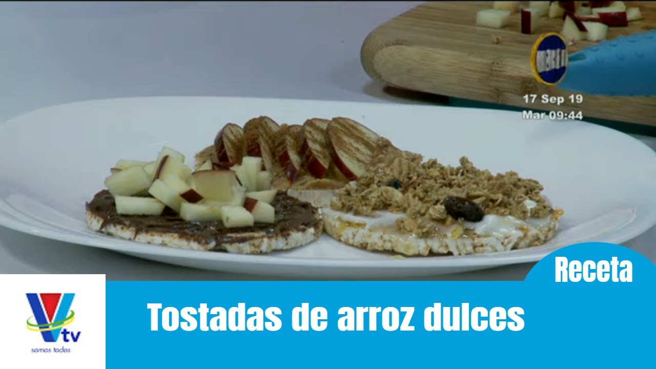 Friendo y comiendo: Tostadas de arroz dulces - YouTube