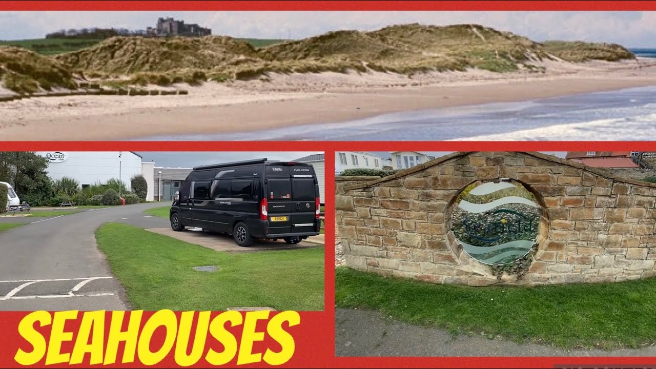 We Stay On A Posh Campsite For FREE In Northumberland! - Seafield ...