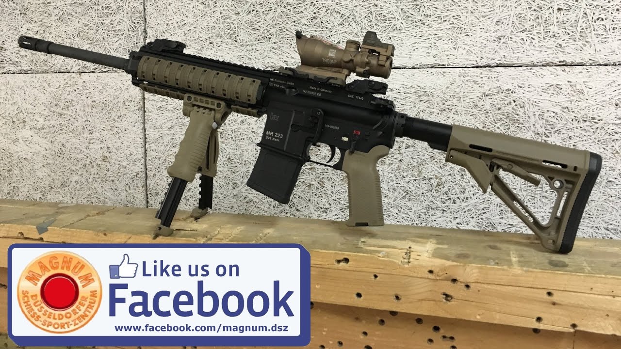 Heckler & Koch MR223 .223 Rem. (5,56mm x 45 Nato) inkl. Slow Motion ...
