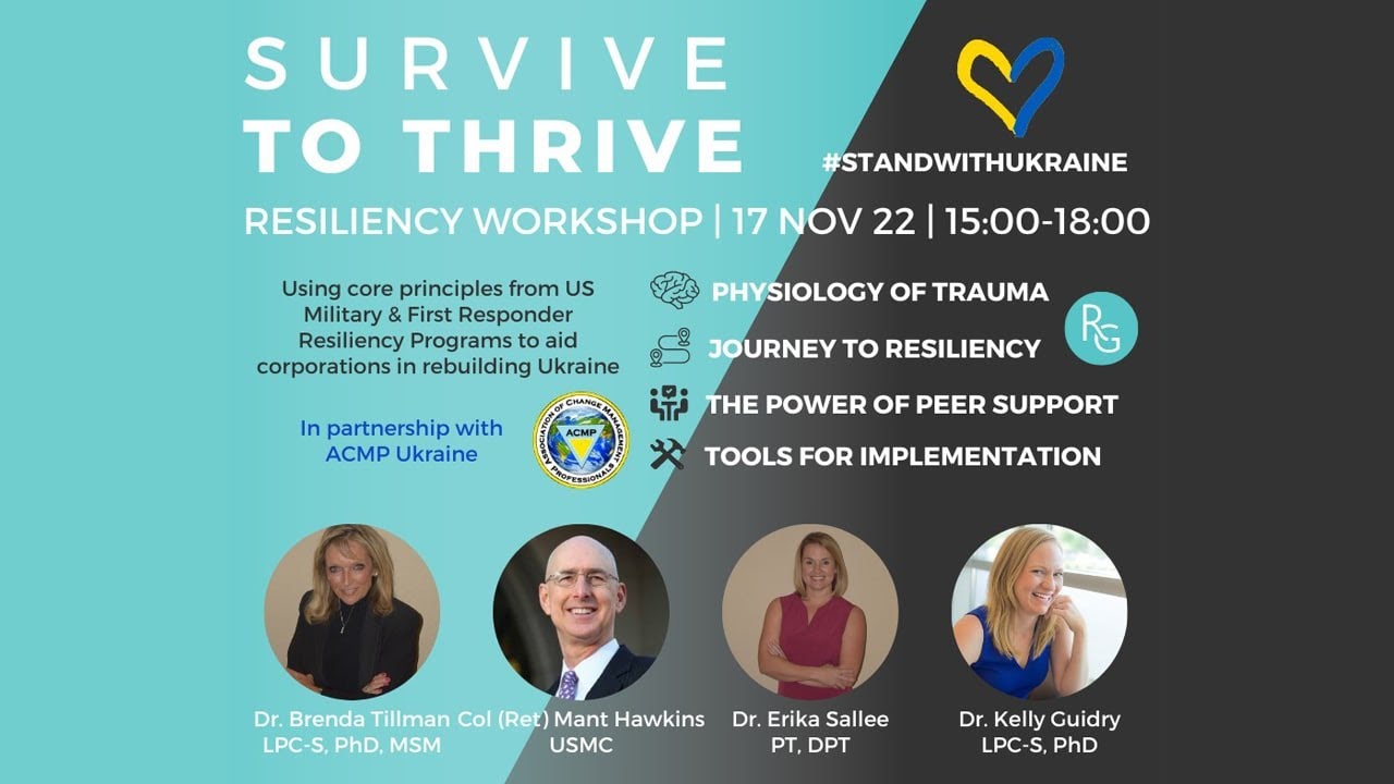 TEASER: Survive to Thrive Workshop - YouTube