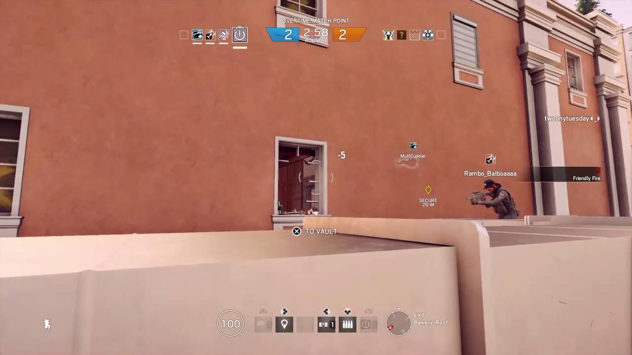 Thatcher EMP Grenade friendly fire - YouTube