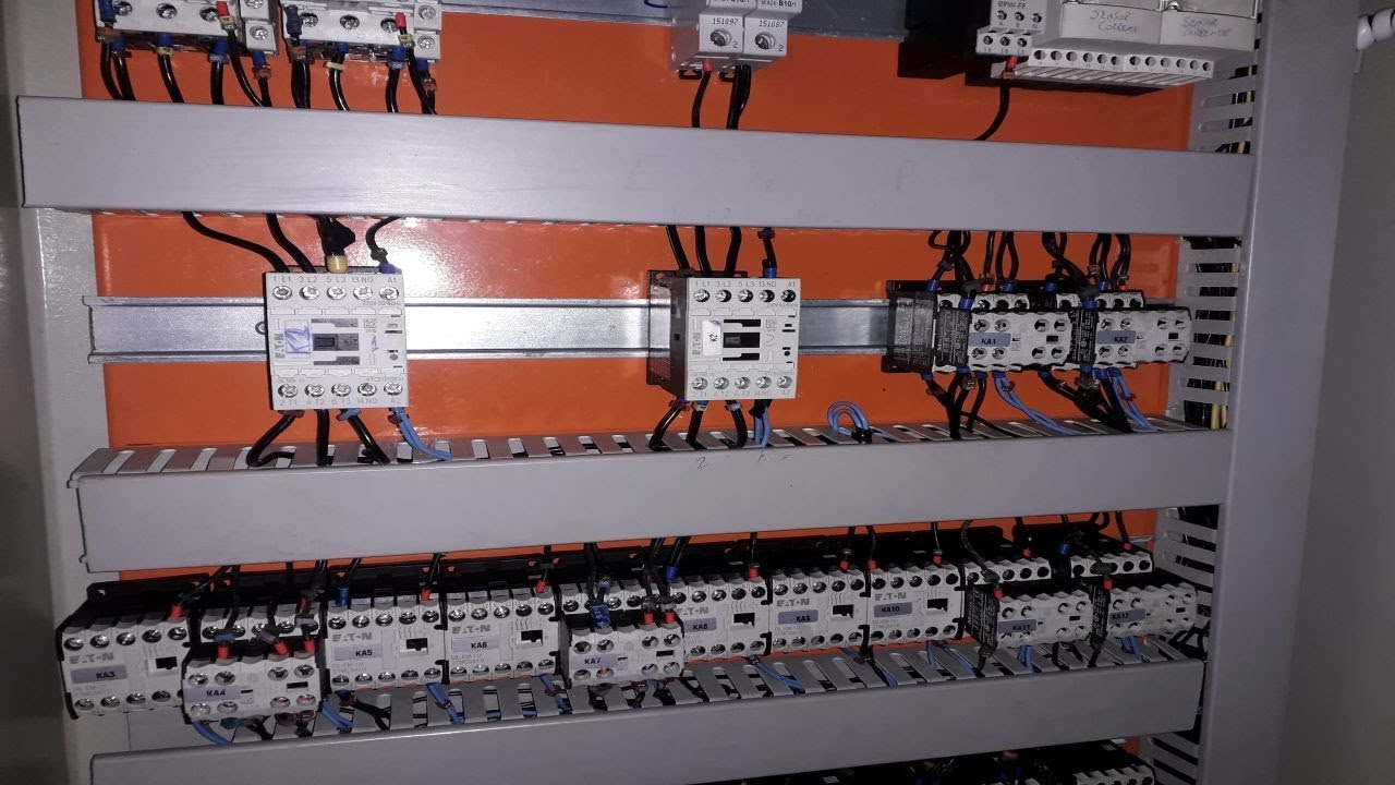 Painel elétrico controlado por CLP ( passo a passo). - YouTube