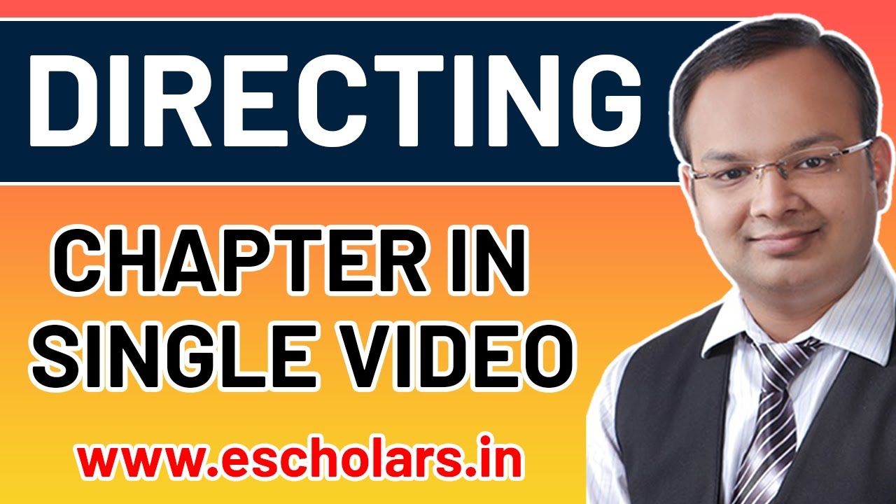 Directing Chapter In Single Video | Class 12 Business Studies (Mini MBA ...