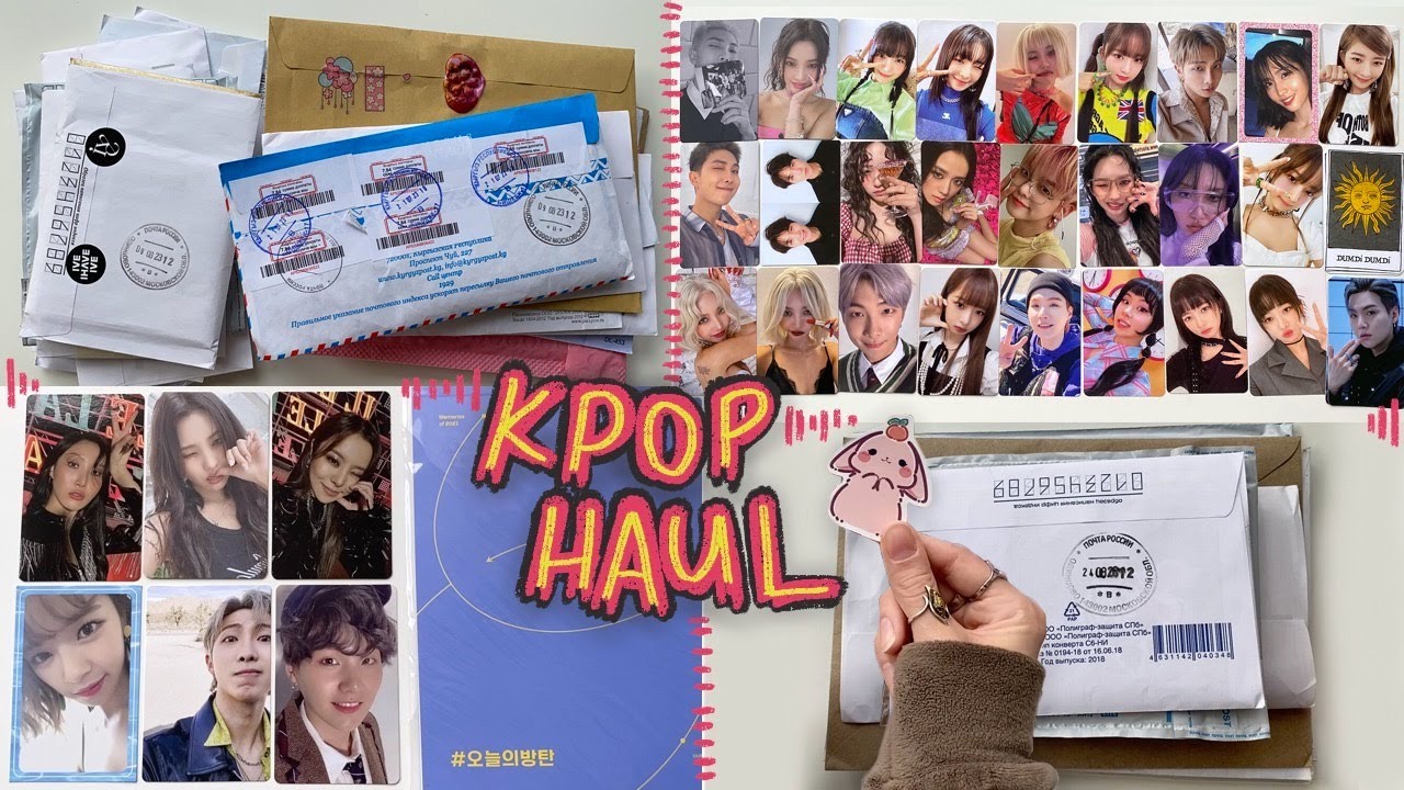 kpop haul начинаю коллекцию g-idle и ive~ август 2023 - YouTube