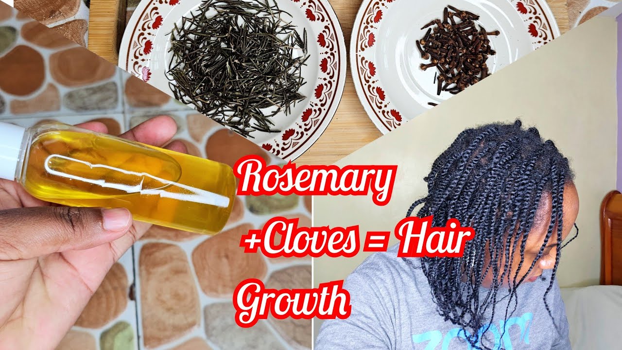Grow your Hair in 1 Week using Rosemary and Cloves//Magic Hair Growth ...
