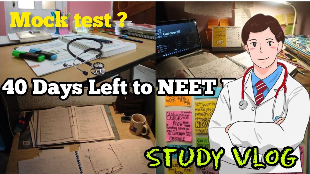 NEET 2024 Last 40 Days Left🥺||A day In life of a NEET Aspirants ...