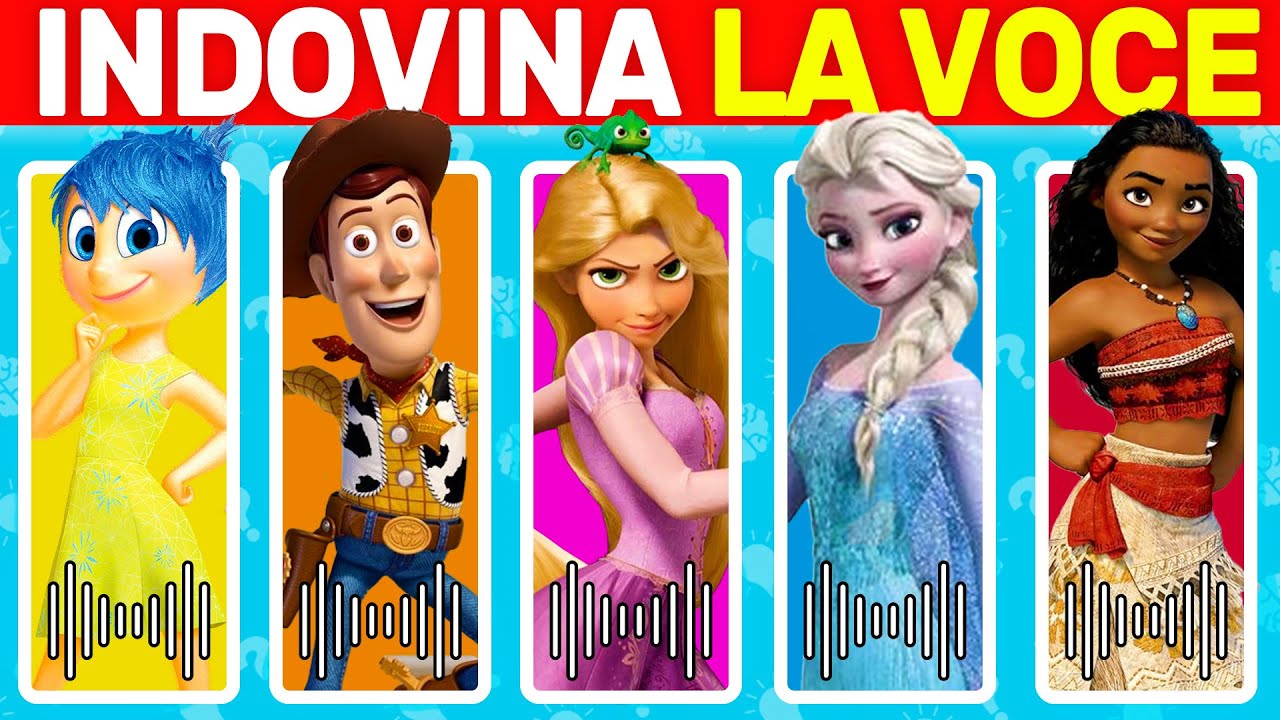 Indovina il Personaggio Disney dalla Voce | Quiz Disney - YouTube