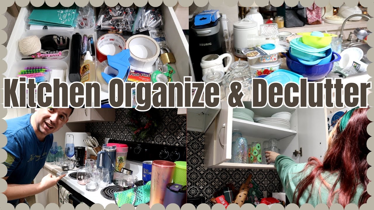 EXTREME Kitchen Organize & Declutter Part 3 | Kitchen Cabinets ...