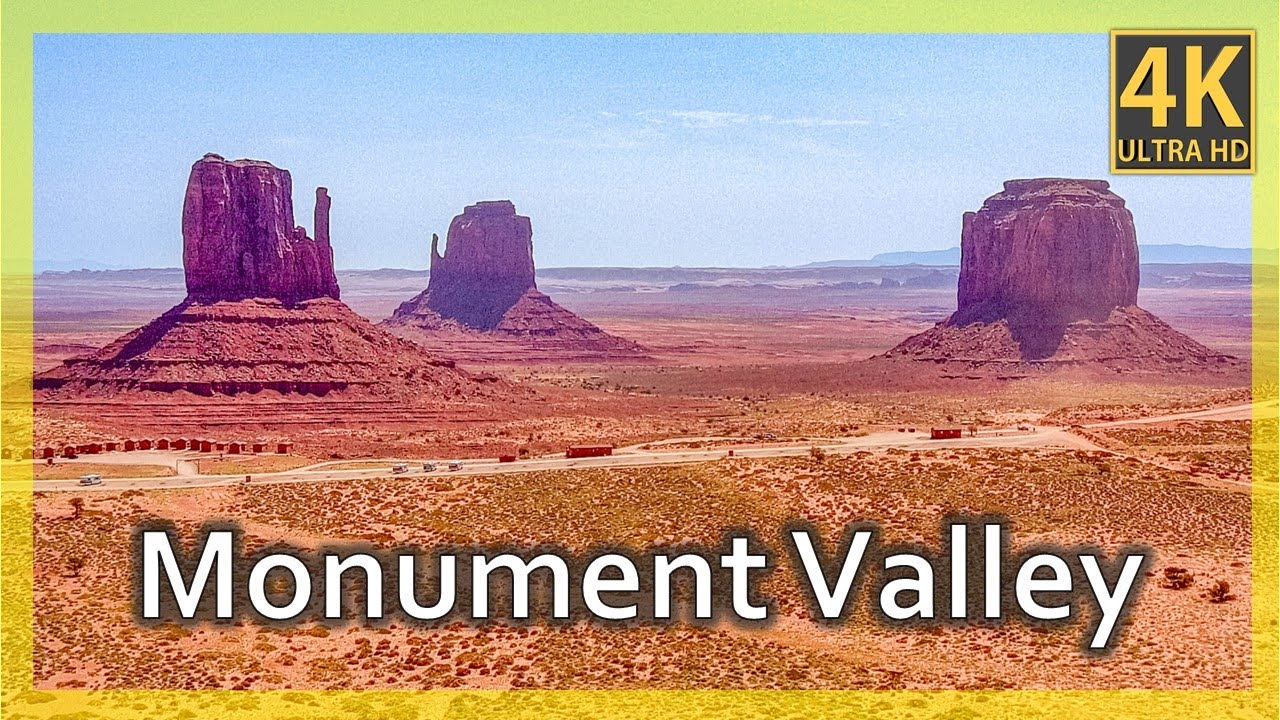 Monument Valley 🇺🇸 [4K 60 fps] Loop Drive walking in Utah / Arizona ...
