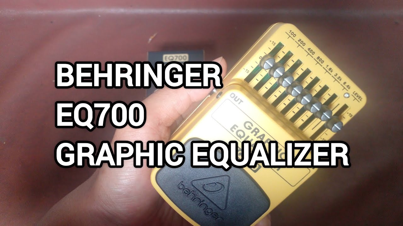 UNBOXING: Behringer EQ700 Graphic Equalizer Guitar Effects Pedal - YouTube
