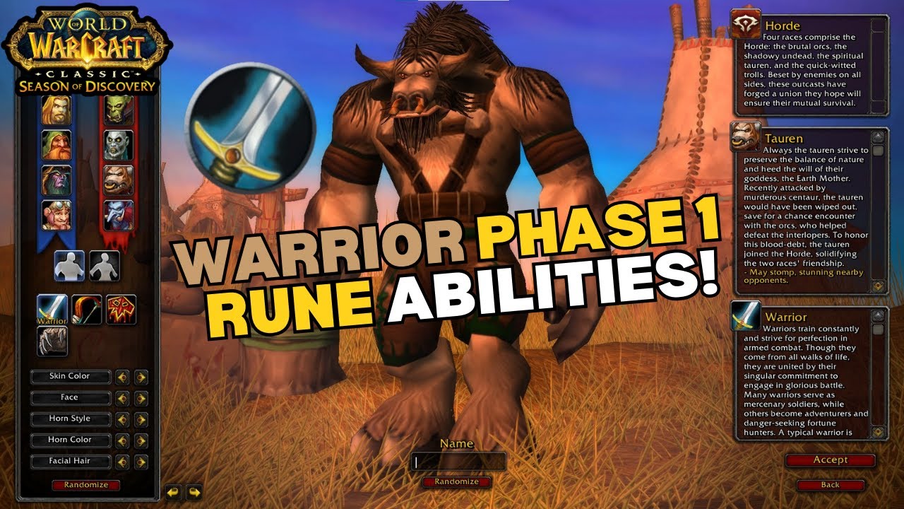 New Warrior Abilities in Classic WoW Season of Discovery (Up to Level ...