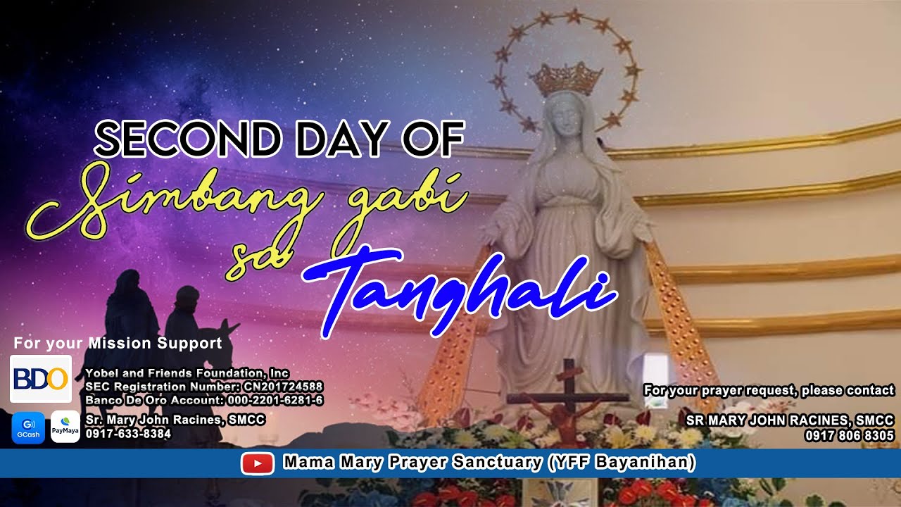 Dec 17, 2021 |12:00PM| Second day of Simbang Gabi sa Tanghali - YouTube