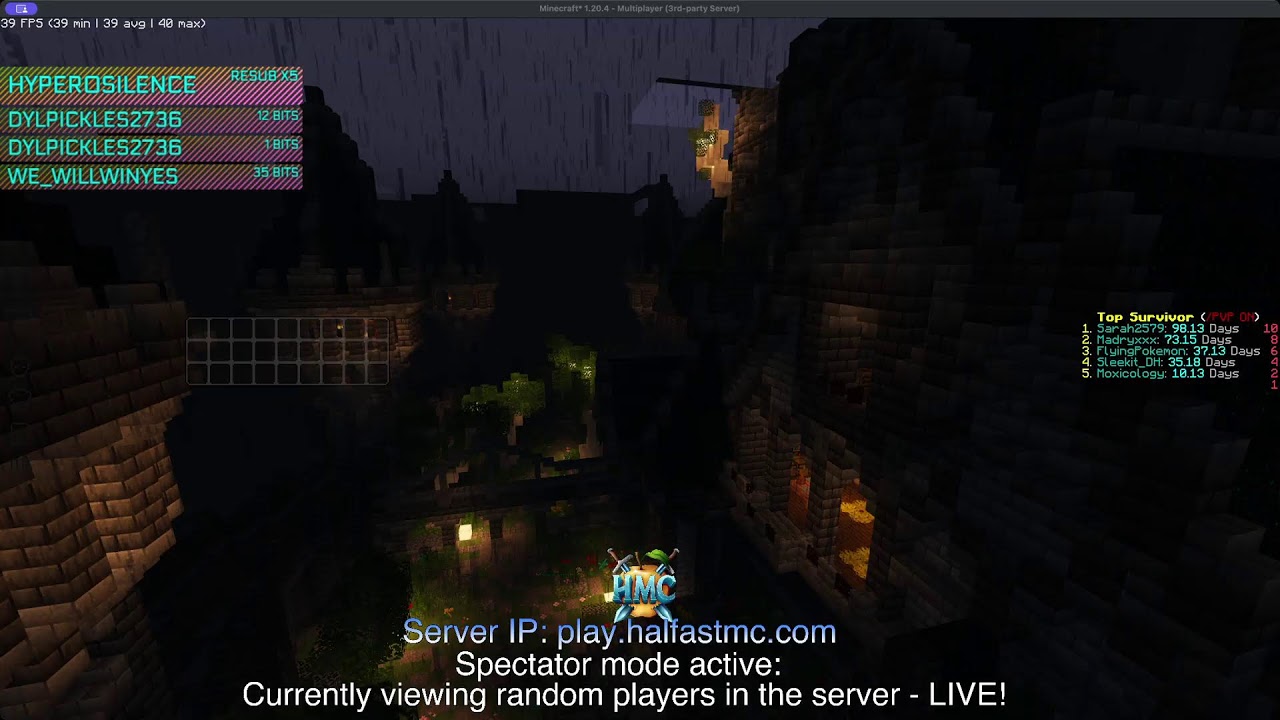 Minecraft UHC SURVIVAL (24/7 Live Stream) - JOINABLE UHC SMP 1.20 - YouTube