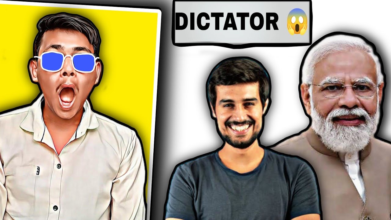 DHRUV RATHEE VS MODI 😱😲 || TheRock Dipak - YouTube