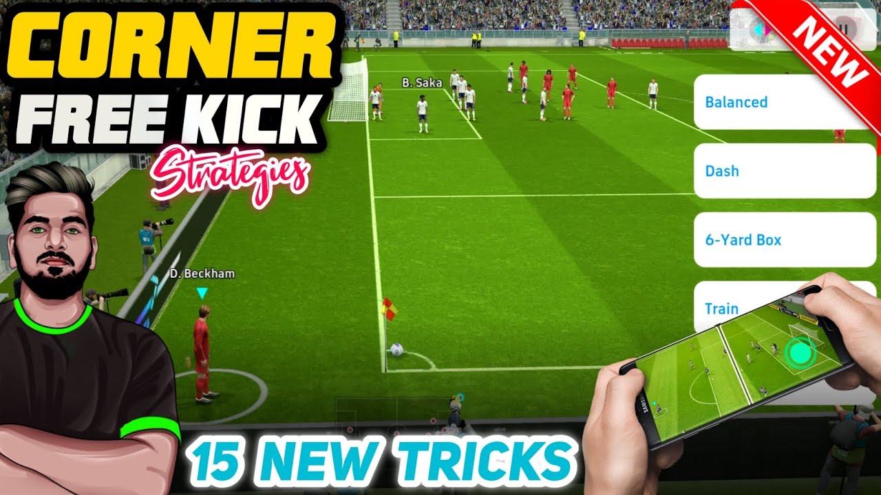 New 15+ Corner & Free kick Strategies In E-FOOTBALL 24 | Full Guide ...