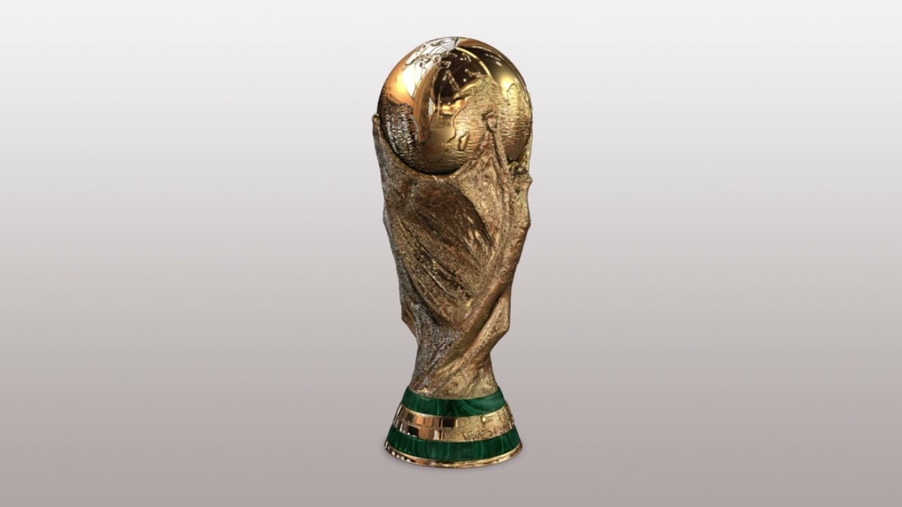 World Cup Trophy 3D Model - YouTube