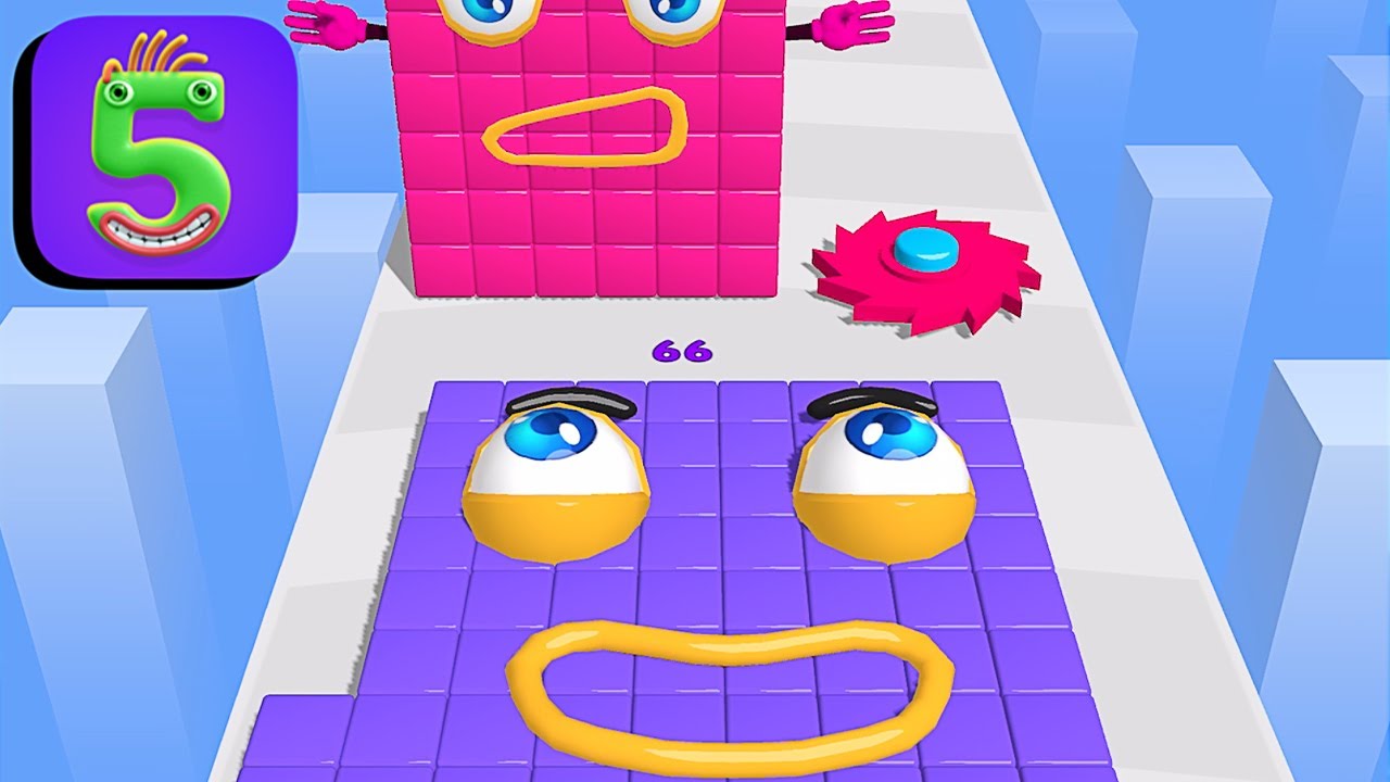 Number Blocks - All Levels Gameplay Android,ios (Part 6) - YouTube