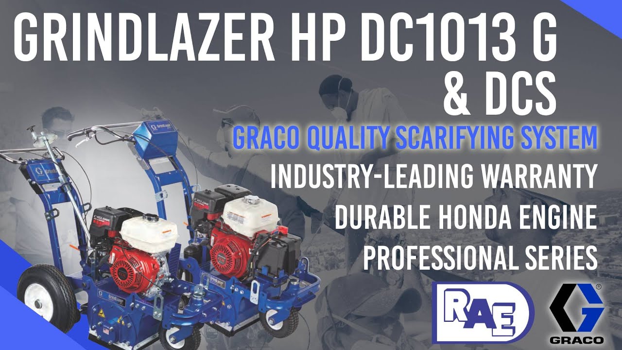 Graco GrindLazer HP DC1013 & DCS: High-Performance Scarifiers for ...