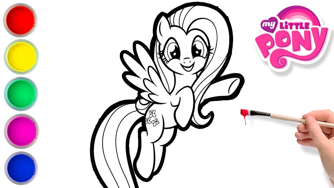 My Little Pony Coloring Tutorial - YouTube