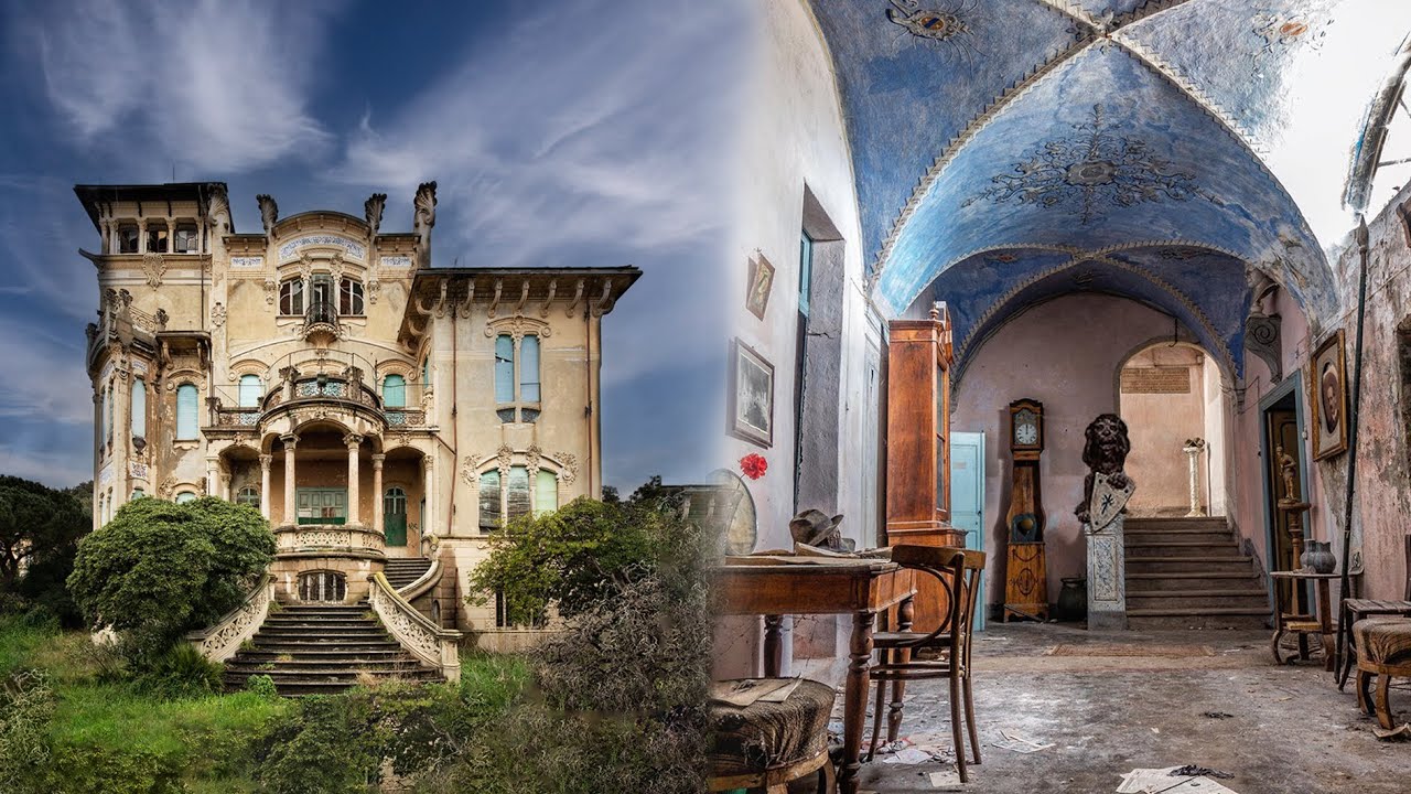 Enzo Ferrari Was His Relative! ~ 19th-century Abandoned Mansion - YouTube